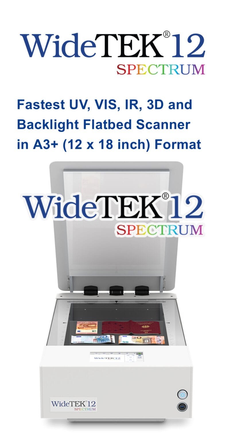 (+Vídeo) Escáner El WideTEK® 12-SPECTRUM - Escáner MultiEspectral A3 ...